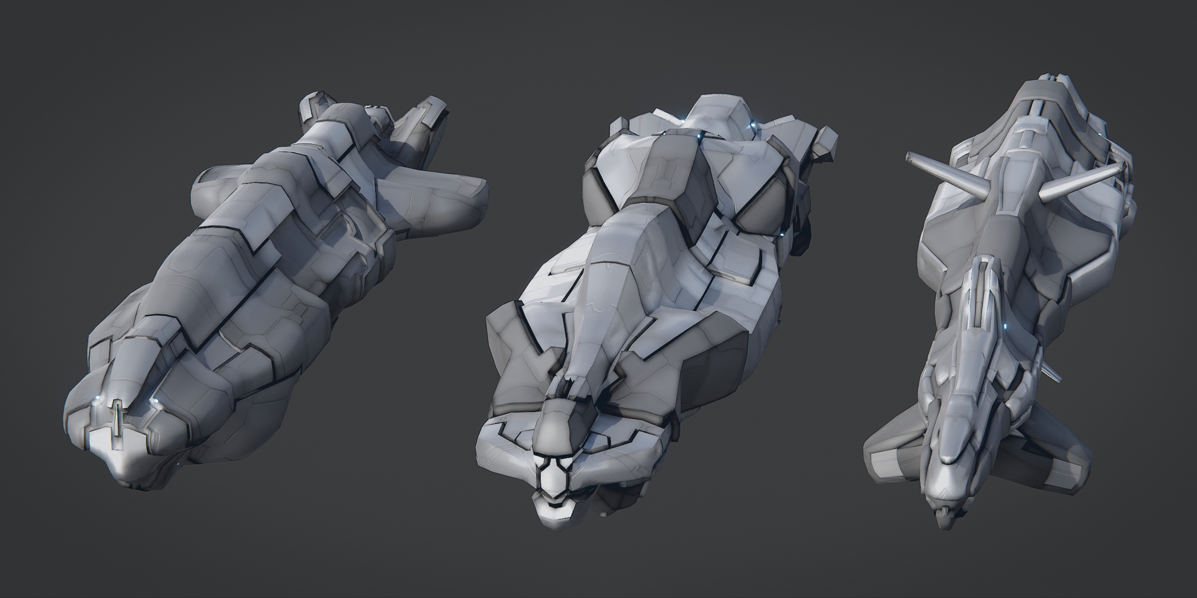 随机星舰预设 Random Starship – Blender预设-魔酷网