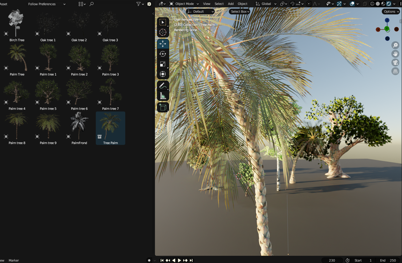 Animated Tree Pack (16 trees) - Blender Market