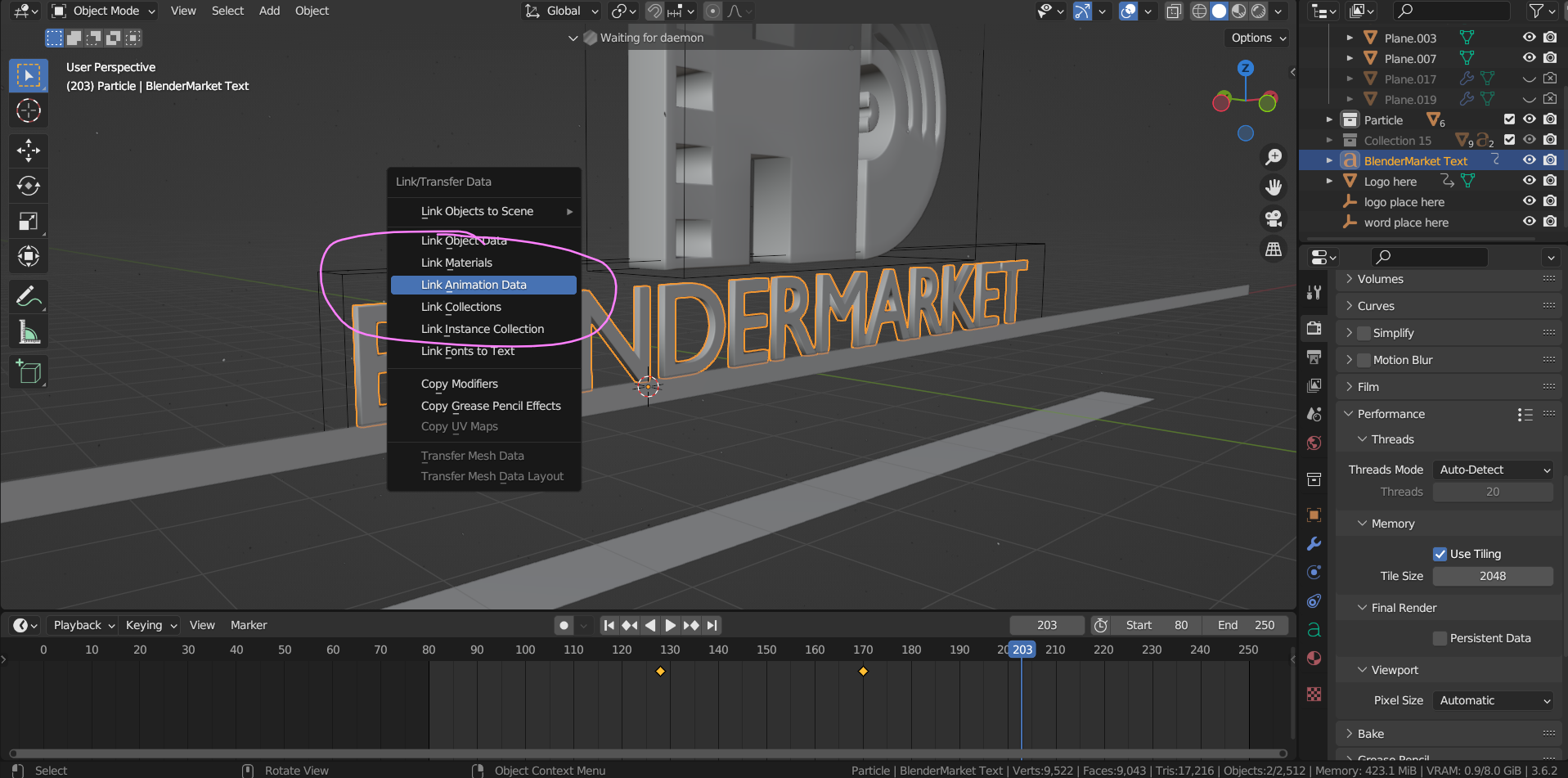 Logo Animation Preset Lighting Scene - Blender Market