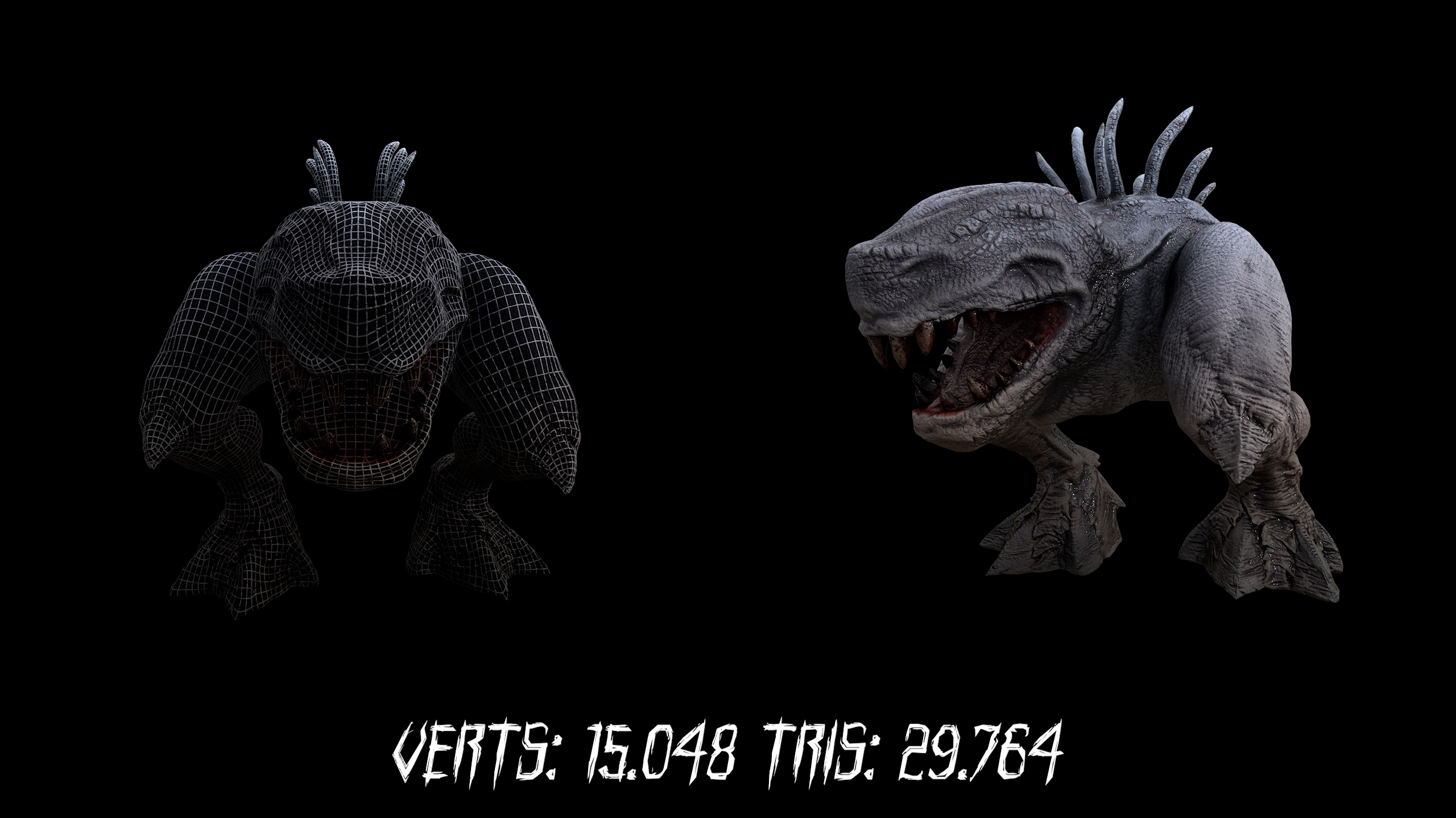 Two-Legged Creature - Gatekeeper - HiepVu - Blender Market