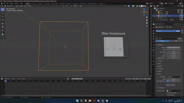 Nebula Generator Eevee/Cycles | BlenderNation Bazaar