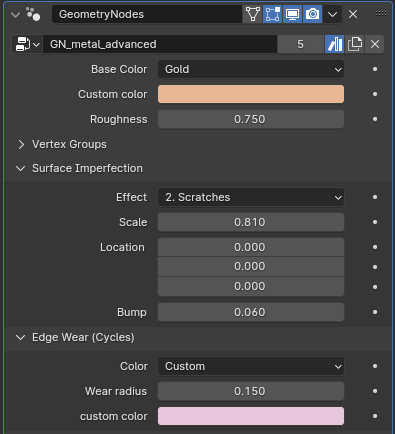Material Presets - Blender Market