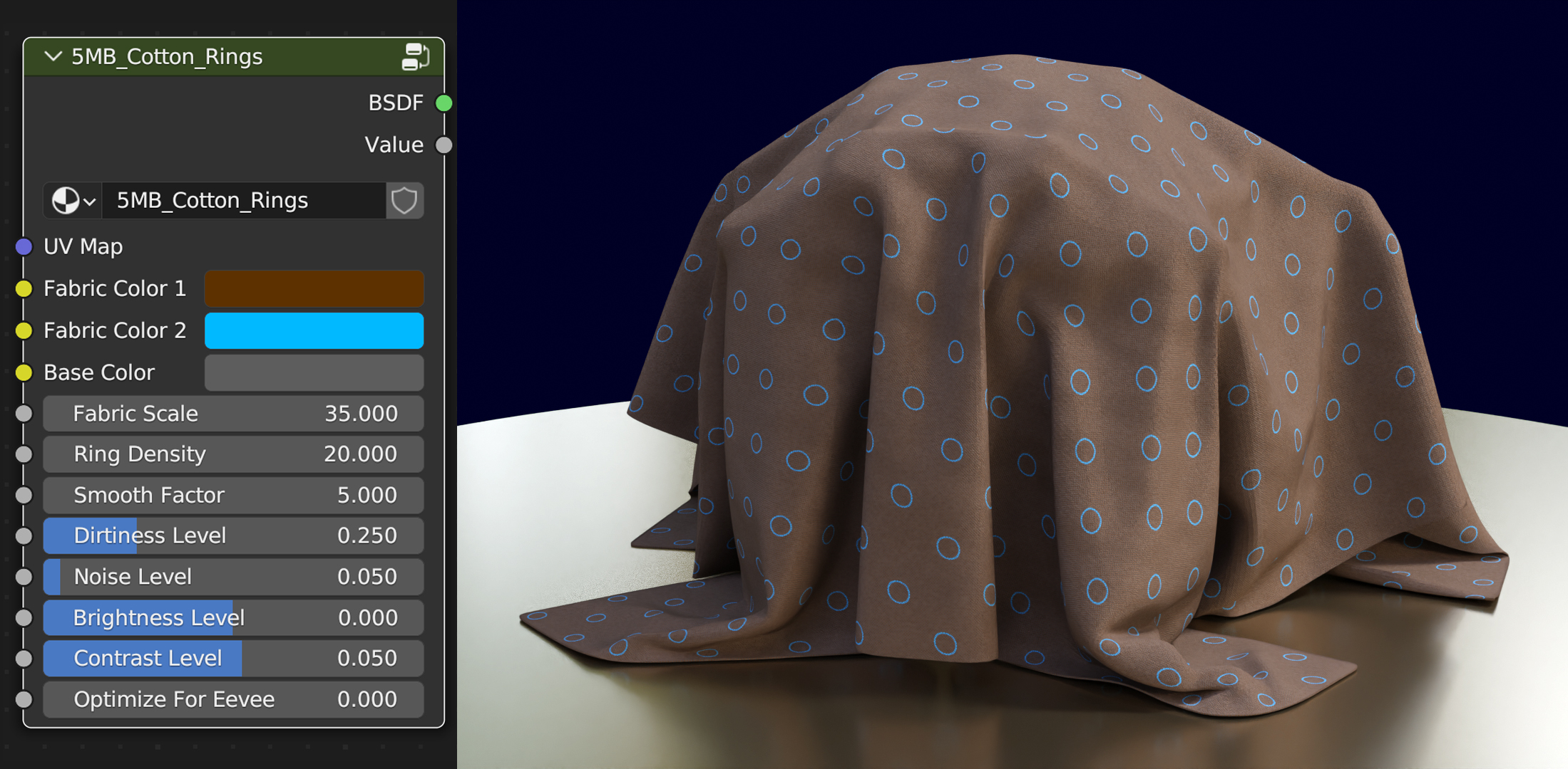 Procedural Cloth & Fabric Materials - Blender Market