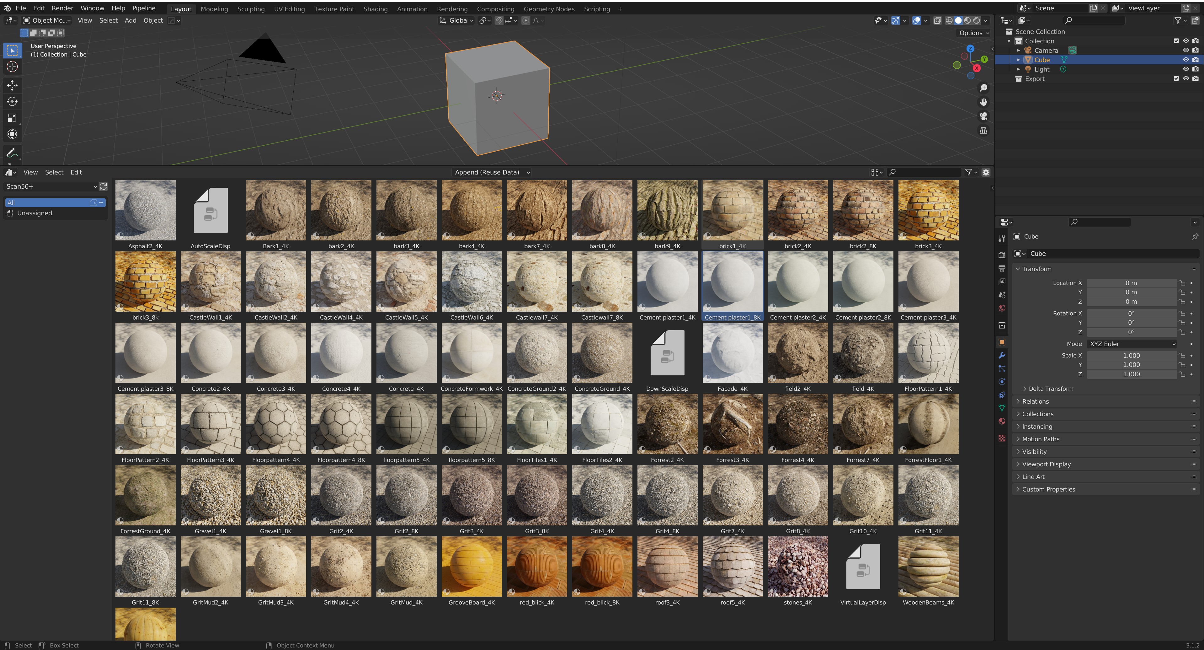 3D Scan Texture Pack 60+ - Blender Market