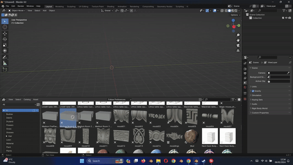 Room Model Asset Library - Blender Market