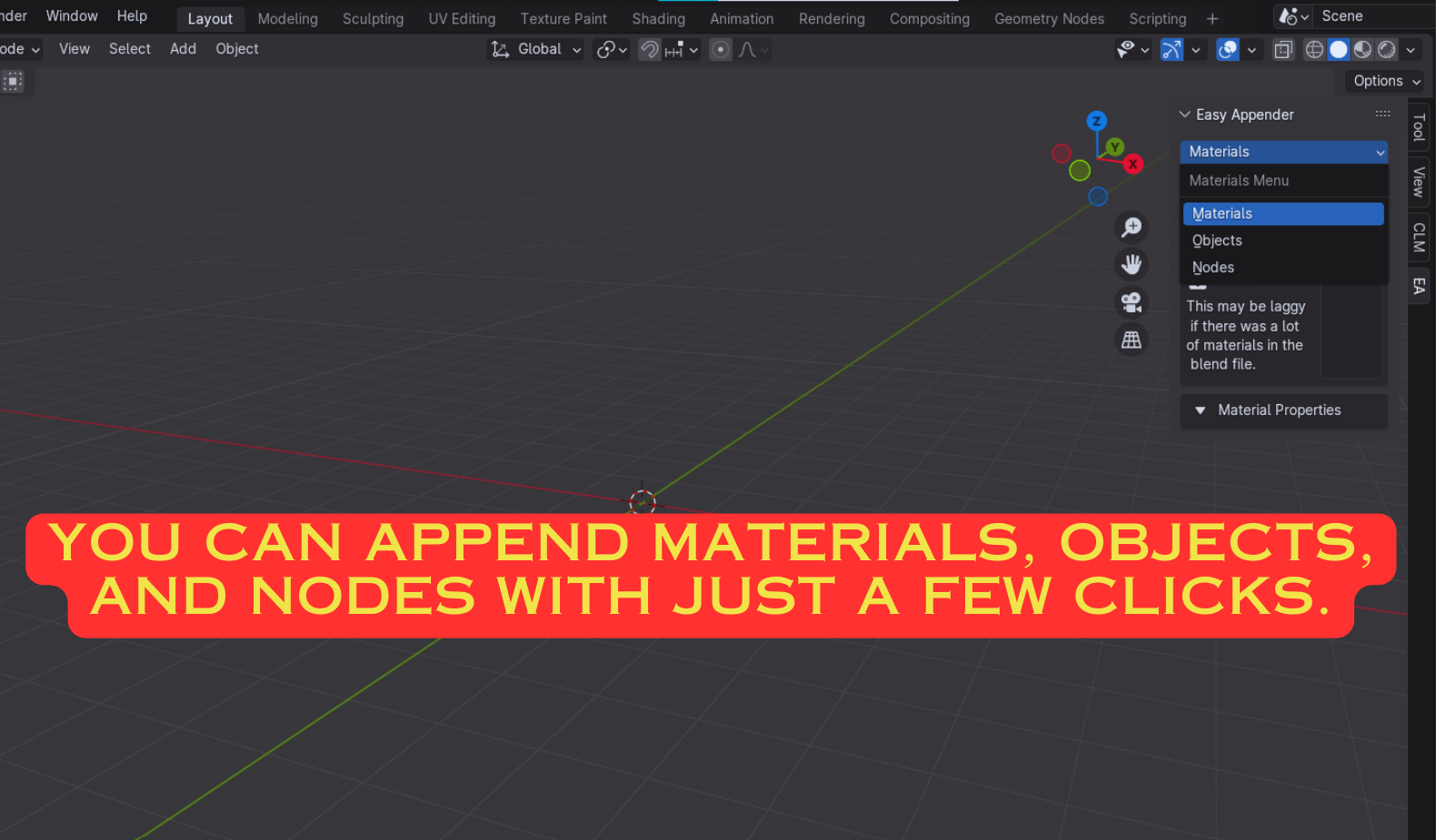 Easy Appender - Blender Market