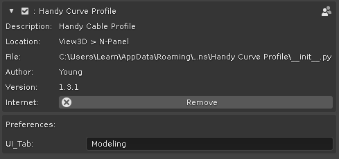 Handy Curve Profile - Blender Market