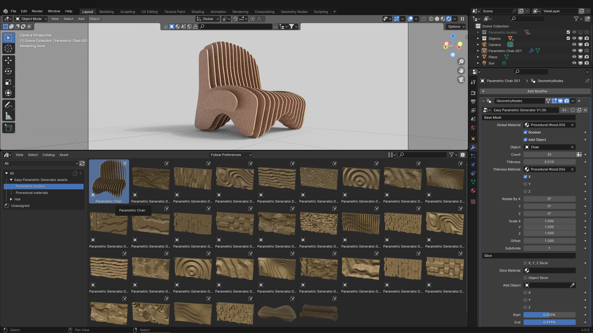 Easy Parametric Generator V1.0 - Blender Market