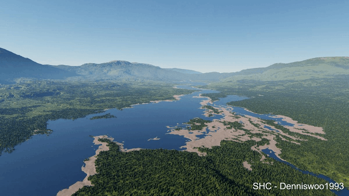 Large scale procedural terrain generator with 3D cities and vegetation ...