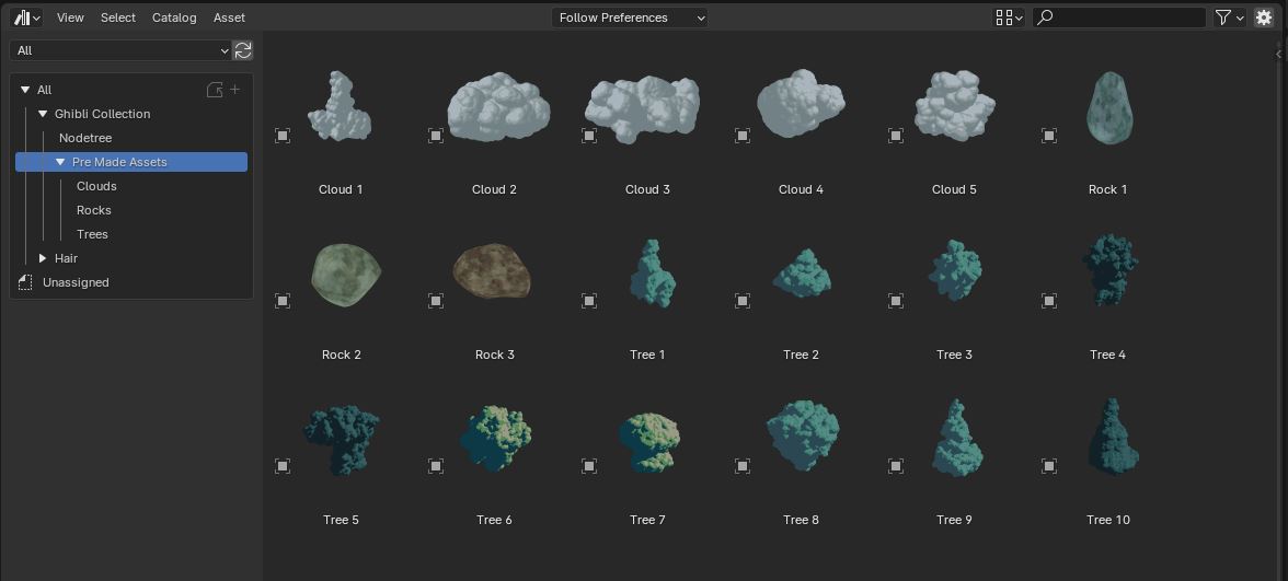 Stylized Forest Assets Generator - Blender Market