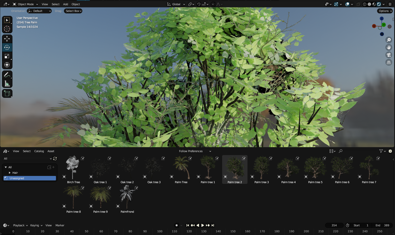 Animated Tree Pack (16 trees) - Blender Market