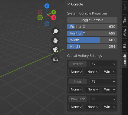 Blender System Console Controler Pro - Blender Market