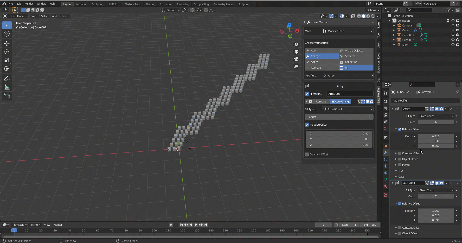 Easy modifier V1.3.45 - Blender Market