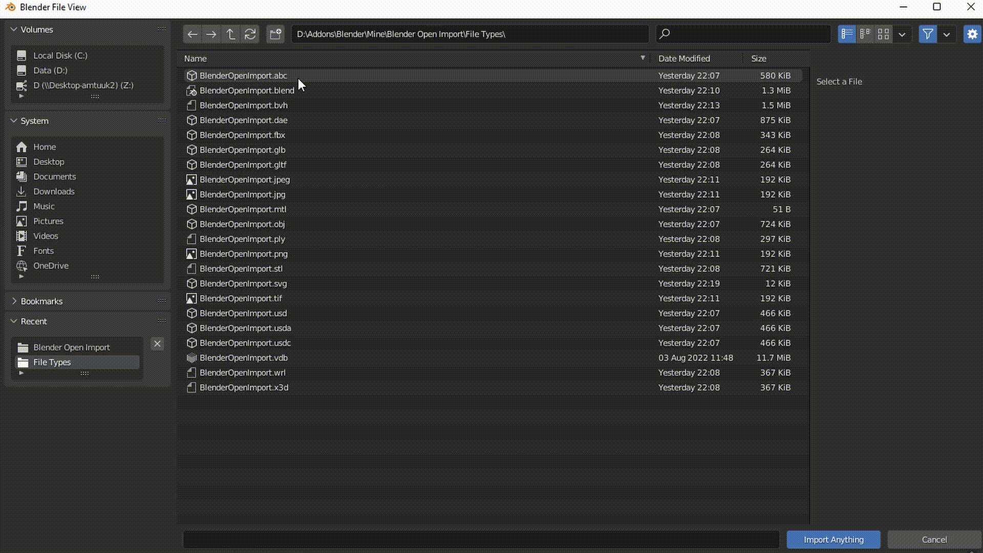 Blender Open Import Blender Market